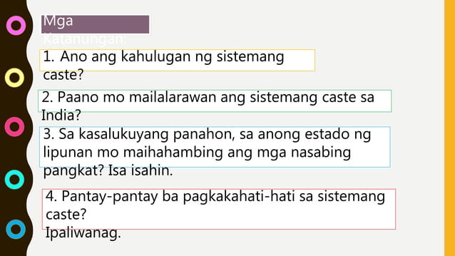 Caste system | PPTX