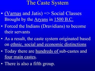 Caste System and Power dynamics in india by Alauddin ppt | PPT