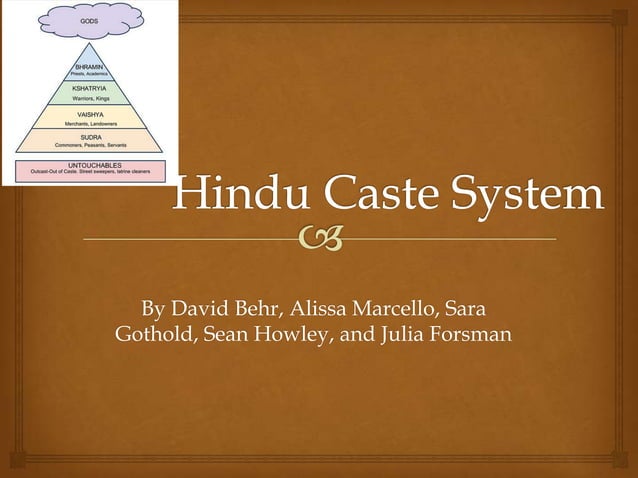 Caste System PPT | PPTX