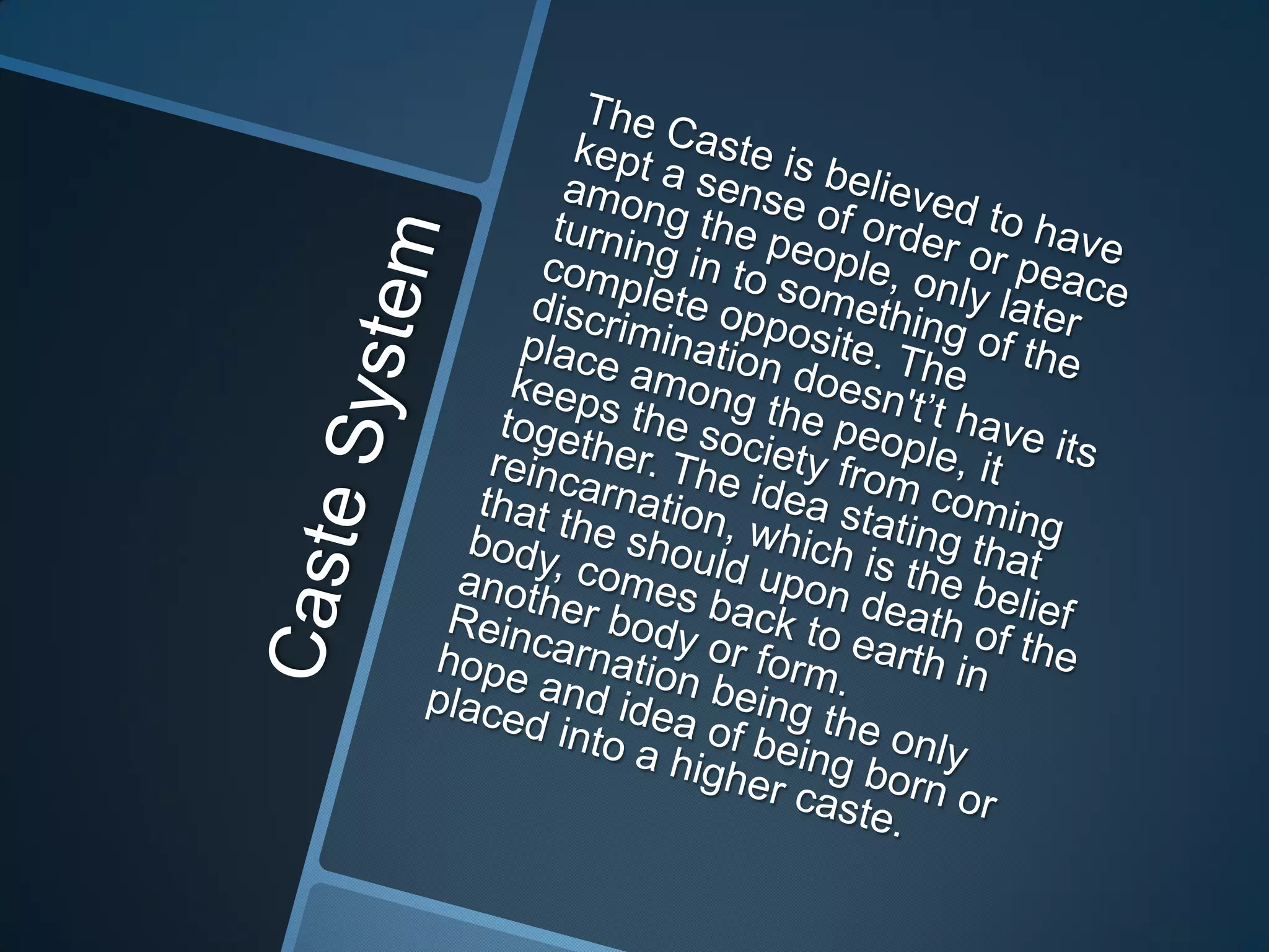 Caste system ppt | PPTX