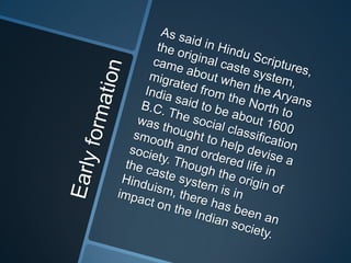 Caste system ppt | PPTX