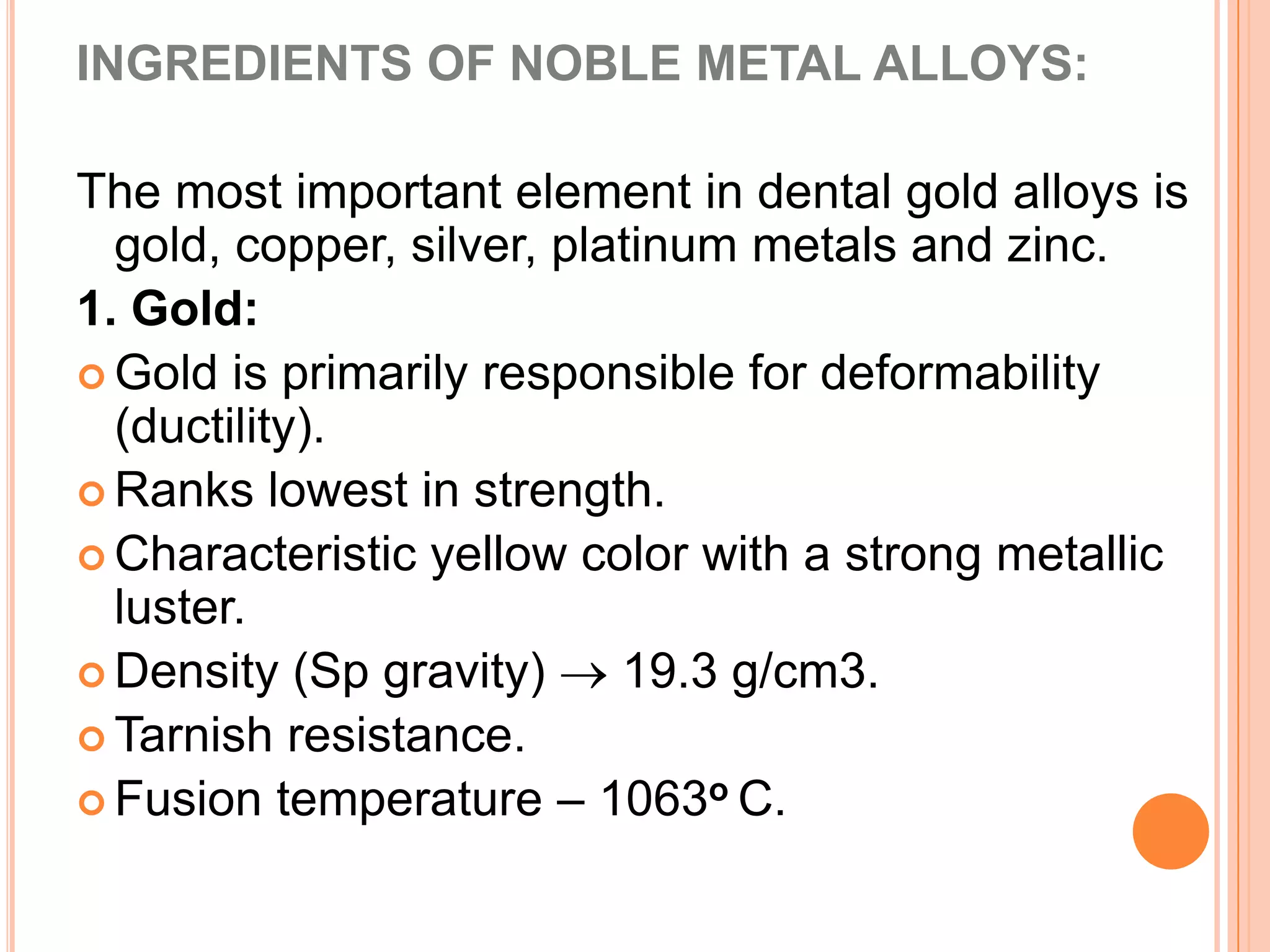 Cast gold Inlay restorations | PPTX