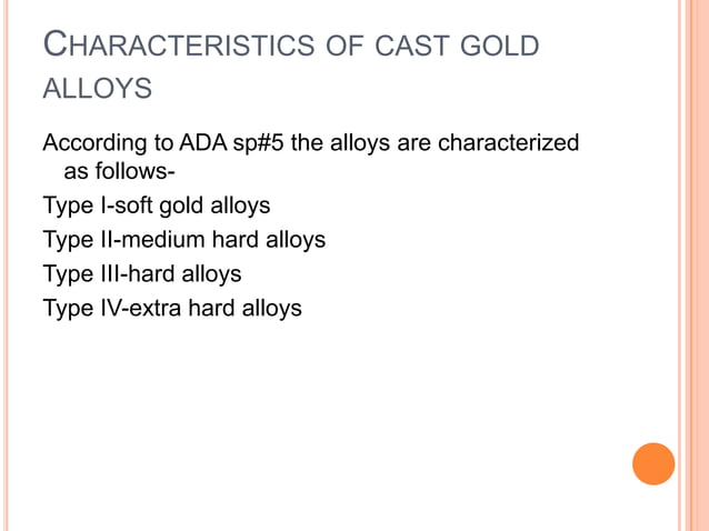 Cast gold Inlay restorations | PPTX