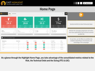 CAST HIGHLIGHT - Overview & Demos | PDF