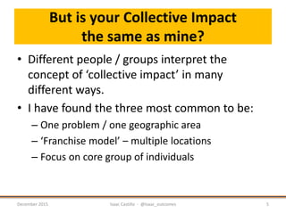 Identifying Collective Impact Outcomes | PPTX