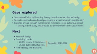 Transformative Learning - Self-Directed ESD | PDF