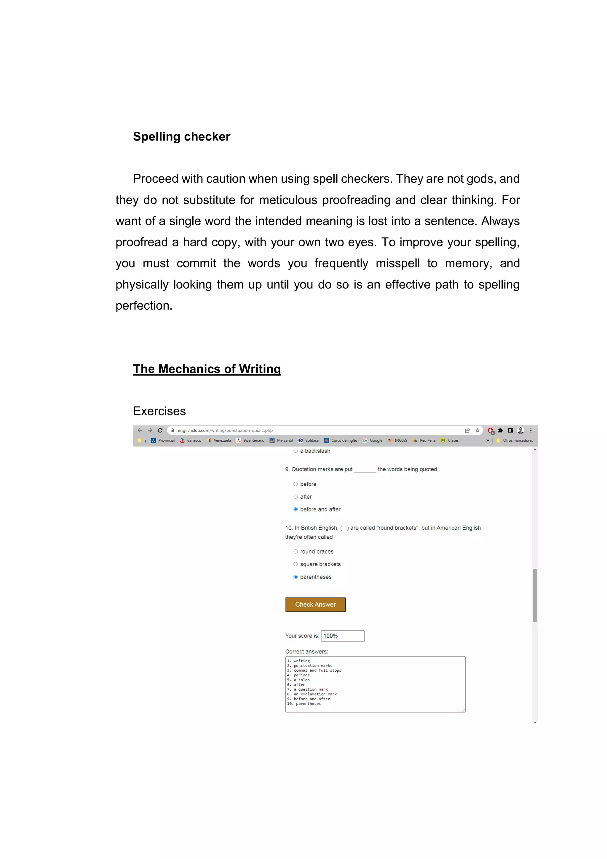 Punctuation and the Mechanics | PDF