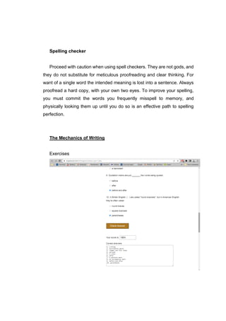 Punctuation and the Mechanics | PDF