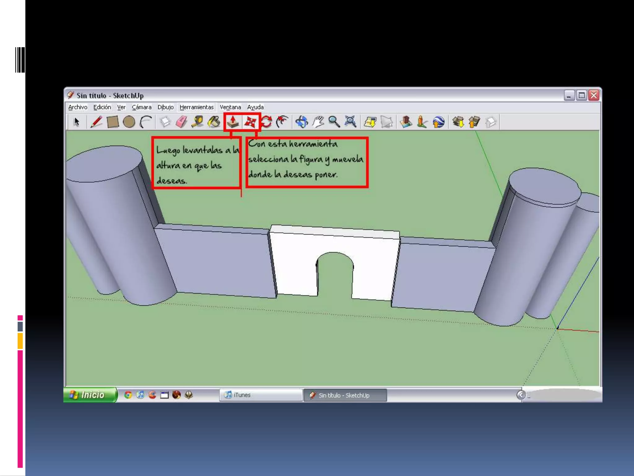 Castillo sencillo en google sketchup | PPTX