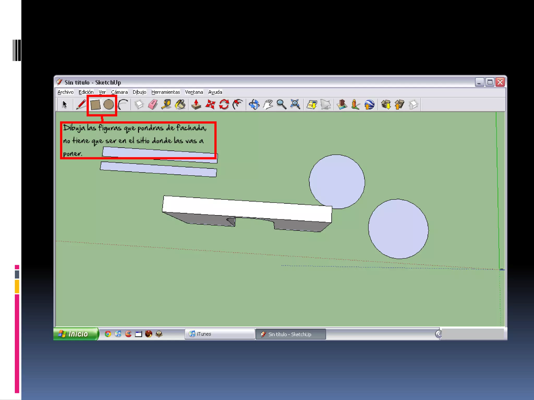 Castillo sencillo en google sketchup | PPTX