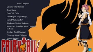 All About Fairy Tail by Castillo,Sofia Mikaela | PPT
