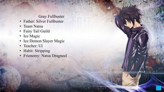 All About Fairy Tail by Castillo,Sofia Mikaela | PPT