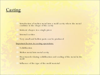 Casting | PPT
