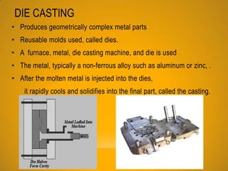 Casting & its types in metals | PPTX