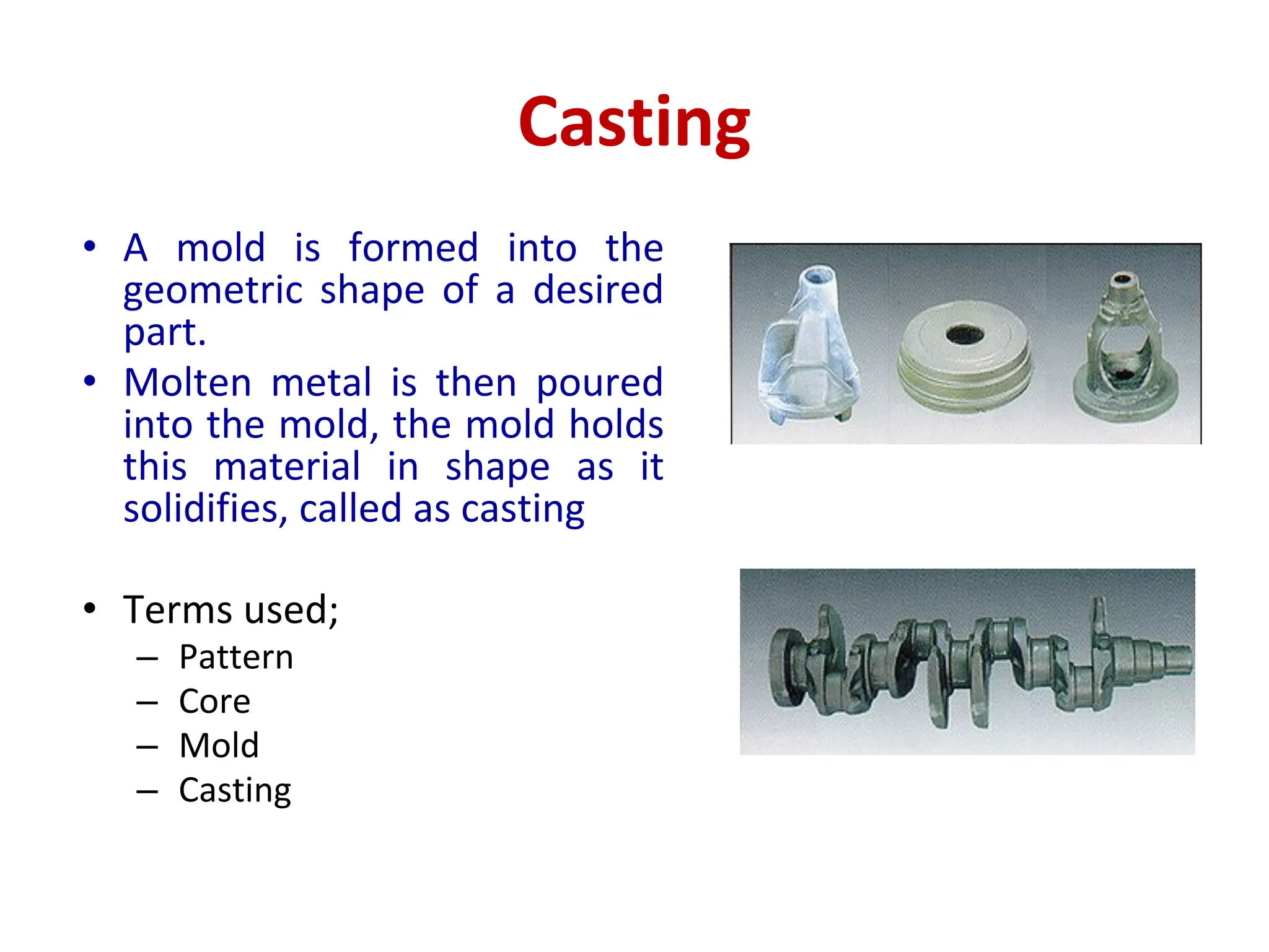 Types of Metal Casting Process and it's Types | PDF | Jewelry Making | Arts and Crafts