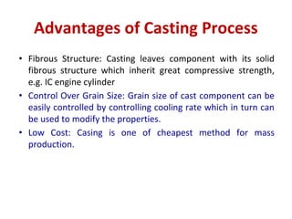 Types of Metal Casting Process and it's Types | PDF