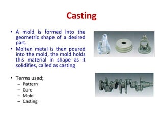 Types of Metal Casting Process and it's Types | PDF | Jewelry Making ...