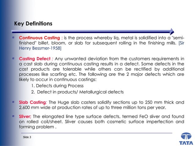 Casting-Defect-inSlab continuous casting.pdf | Chemistry | Science