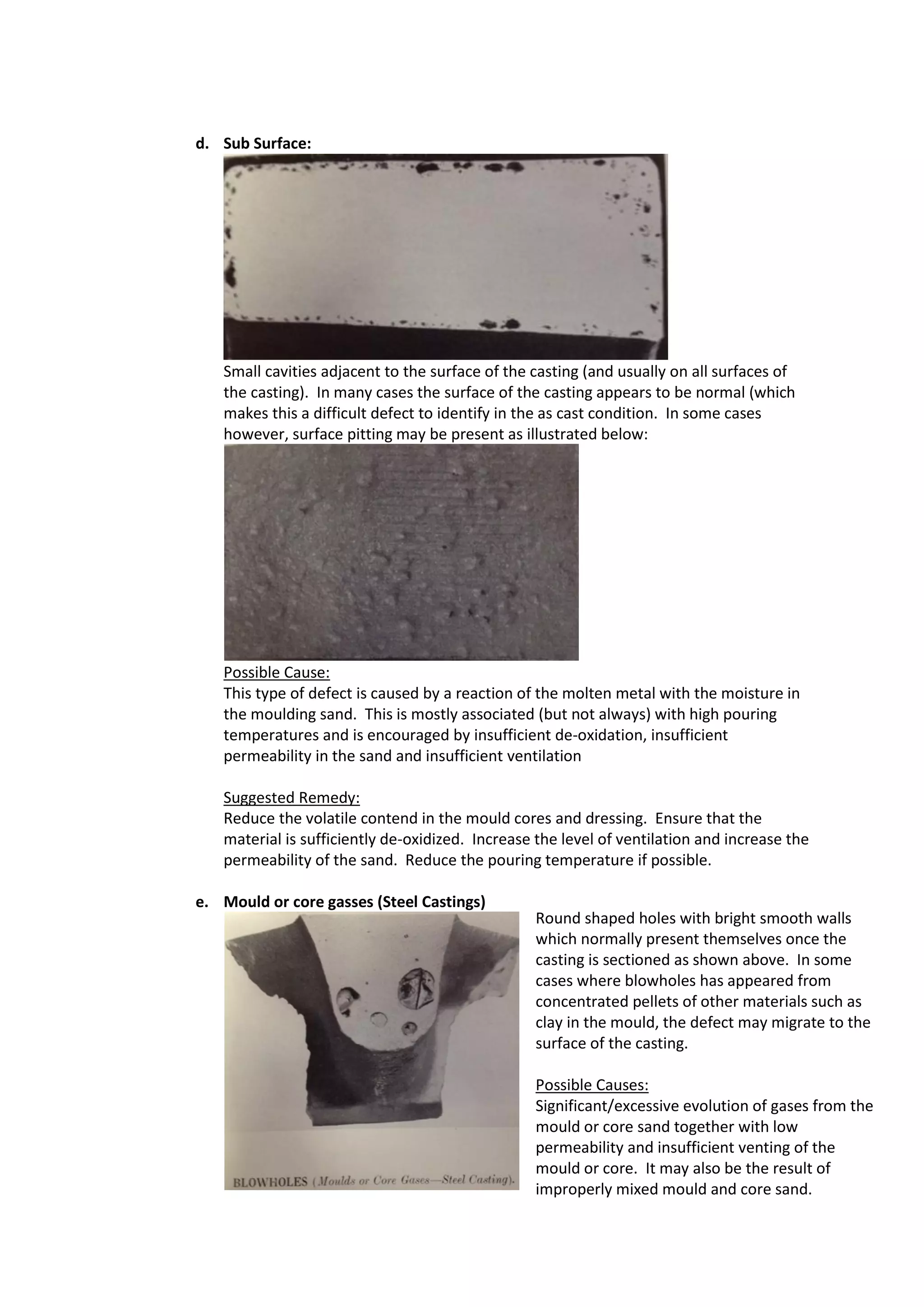 Casting defects1 | PDF