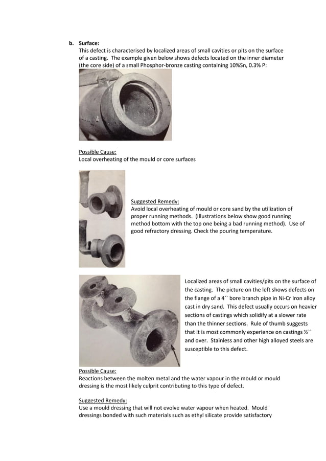 Casting defects1 | PDF