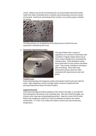 Casting defects1 | PDF