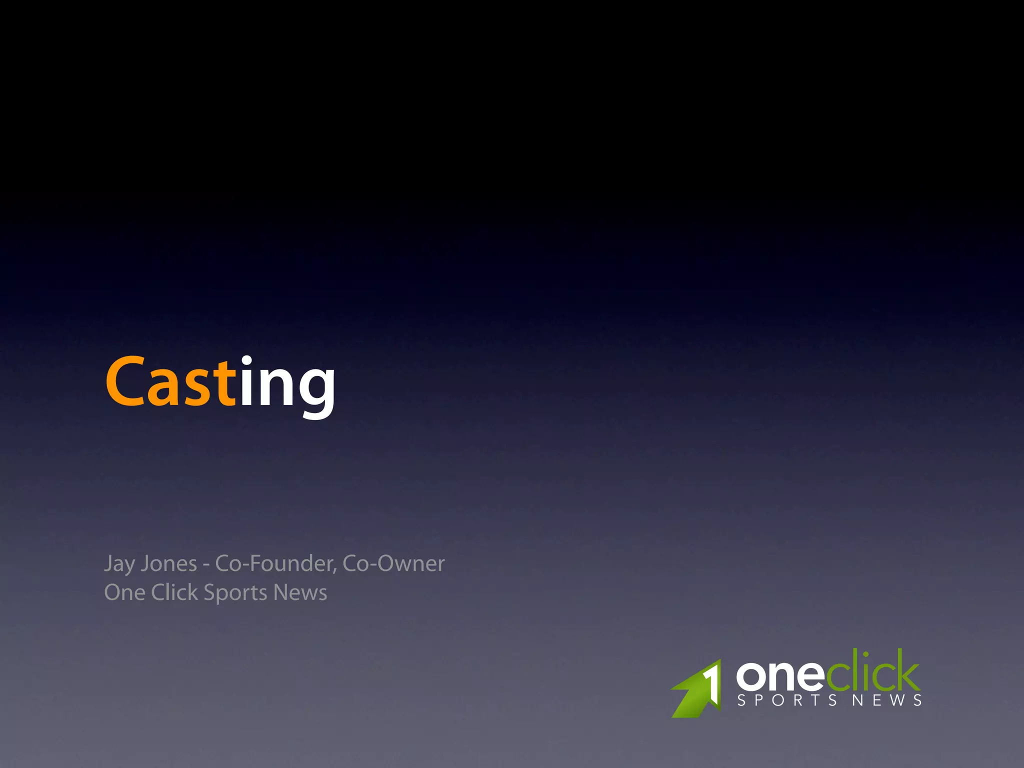 Casting: Audio & Video Podcast Basics | PDF