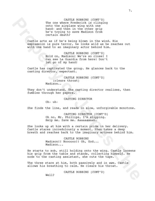 'Casting Call' Short Film Screenplay James Ehle | PDF