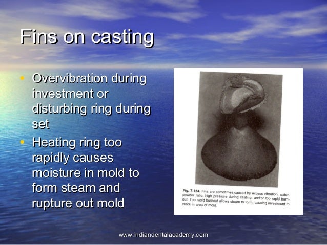 Casting defects/ dentist laboratory