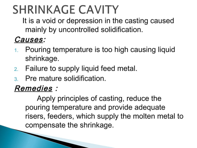 Casting defects | PPT