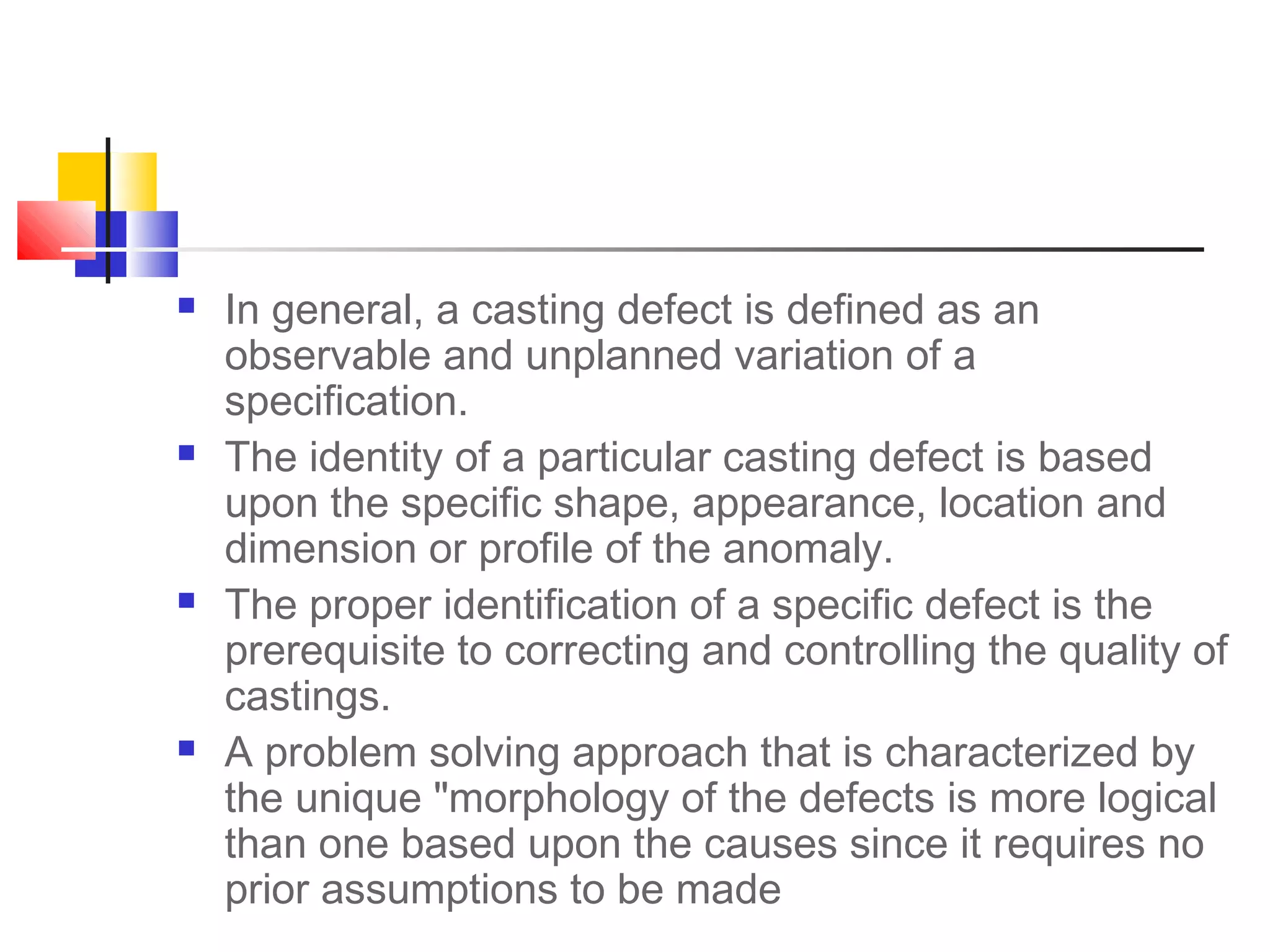 Casting defects | PPT