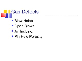 Casting defects | PPT