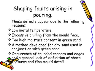 Casting defects by yaser elkelawy | PPT