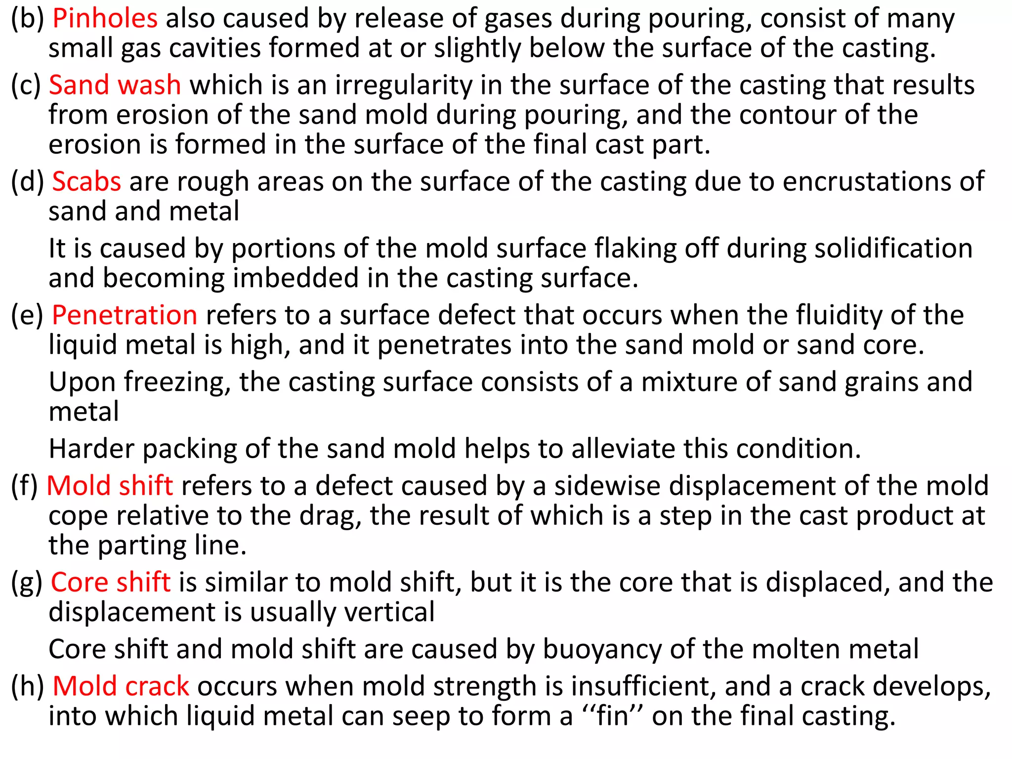 Casting defects | PPTX