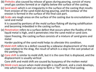 Casting defects | PPTX