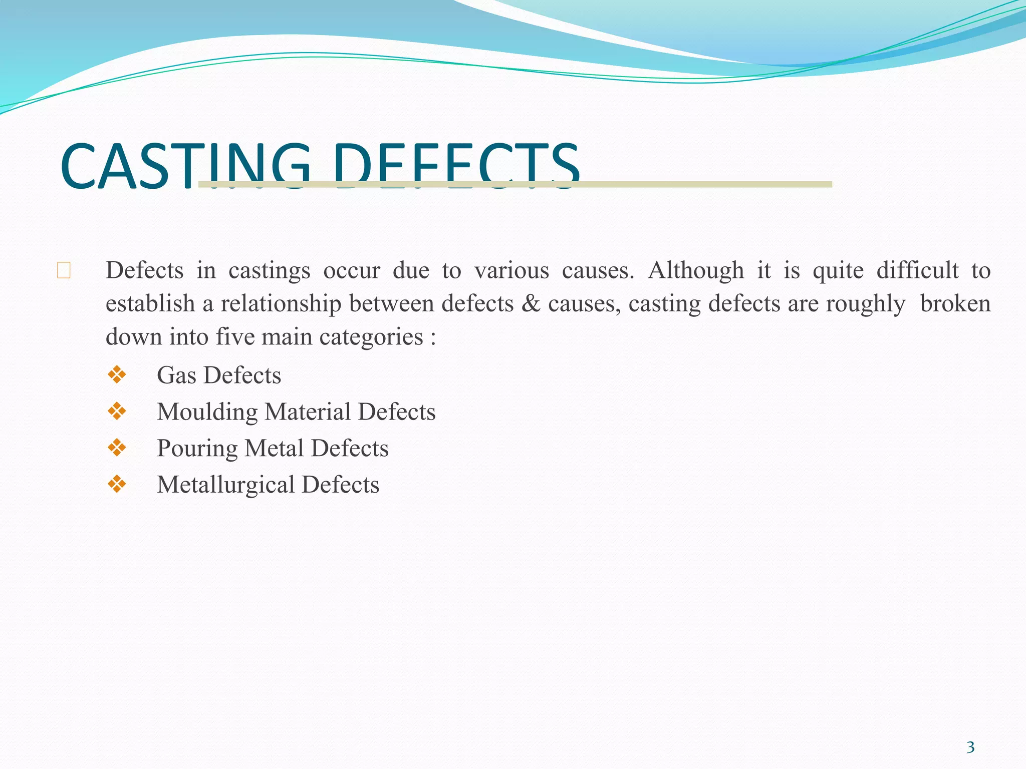 Casting defects | PPTX