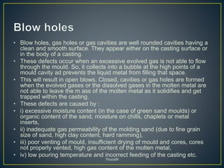 Casting defects | PPTX
