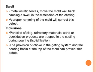 Casting defects | PPTX