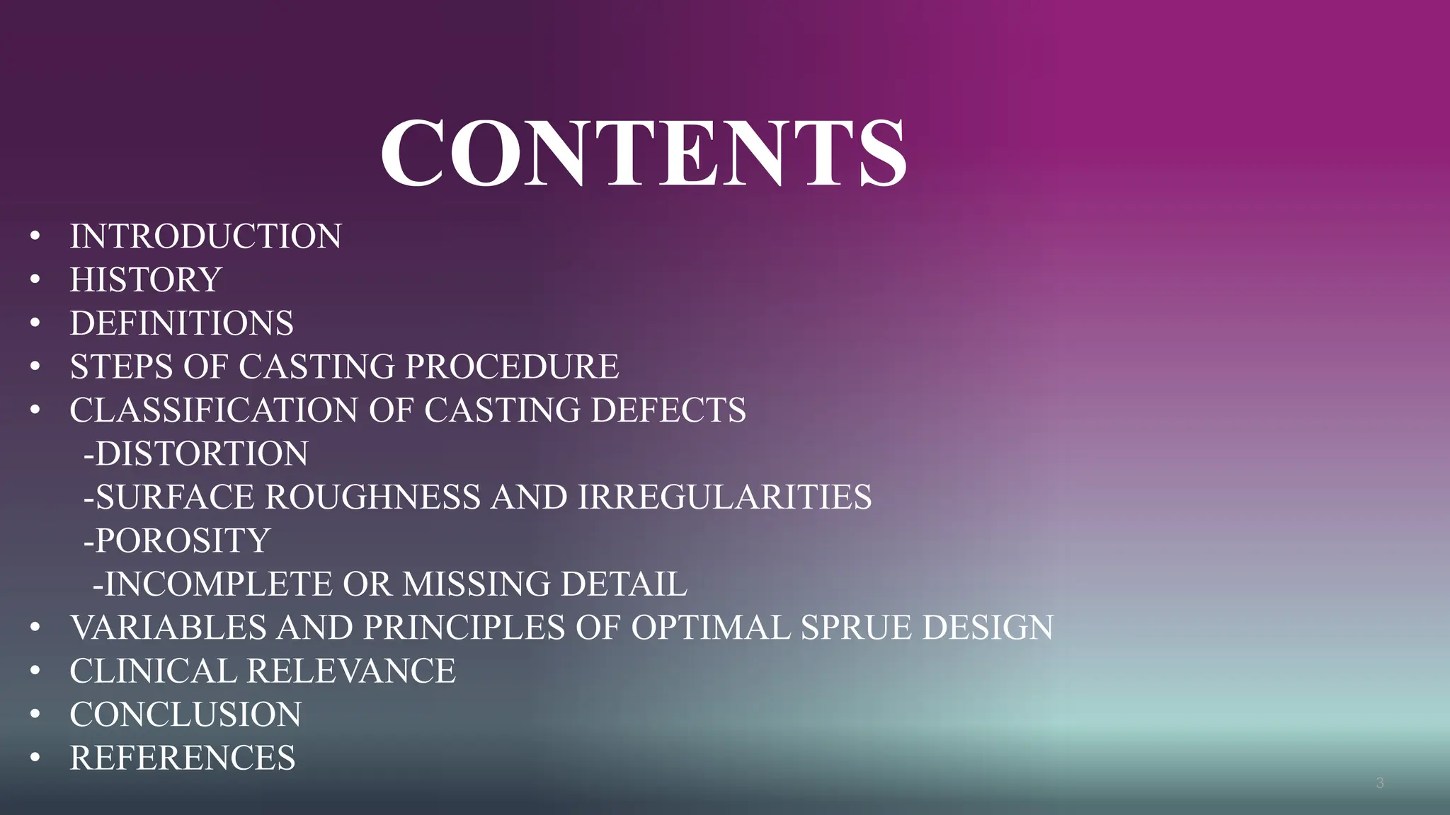 Casting defects in dentistry | PPTX