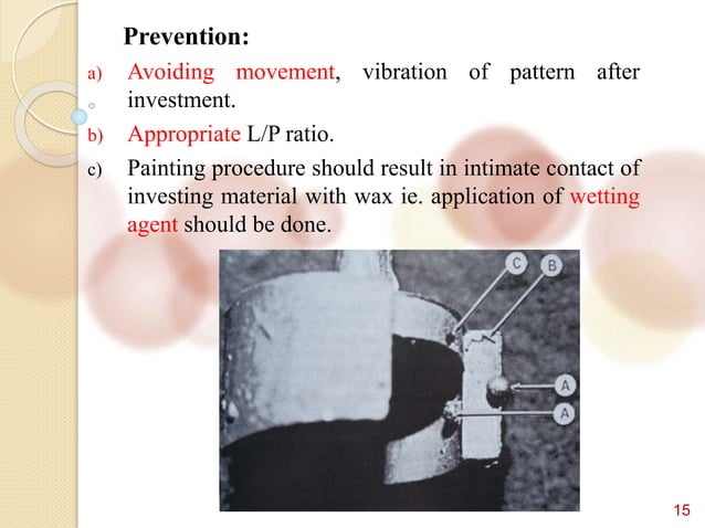 Casting defects in dentistry | PPTX | Candle and Soap Making | Arts and ...