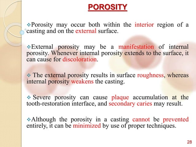Casting defects in dentistry | PPTX | Candle and Soap Making | Arts and ...