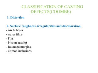 CASTING AND CASTING MATERIALS IN PROSTHODONTICS | PPTX