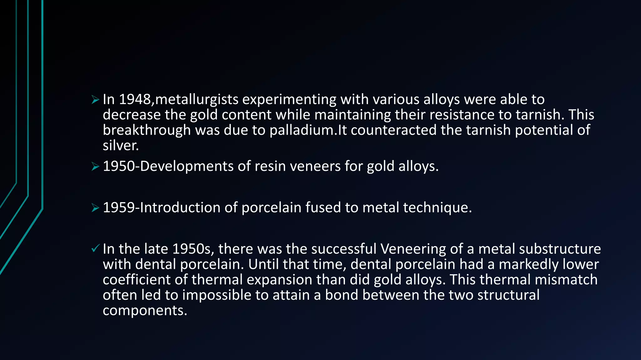 Casting gold alloys | PPTX