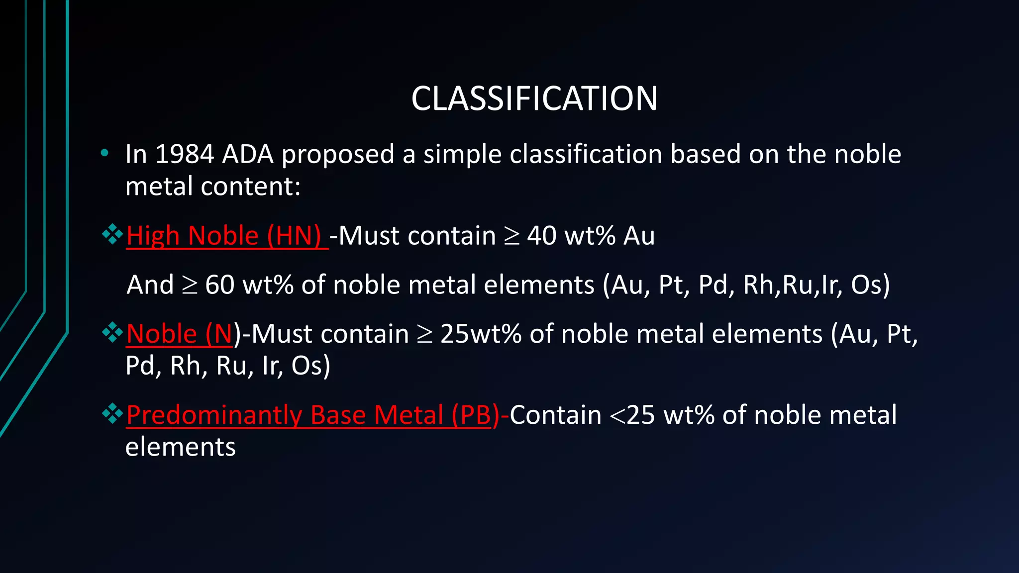 Casting gold alloys | PPTX