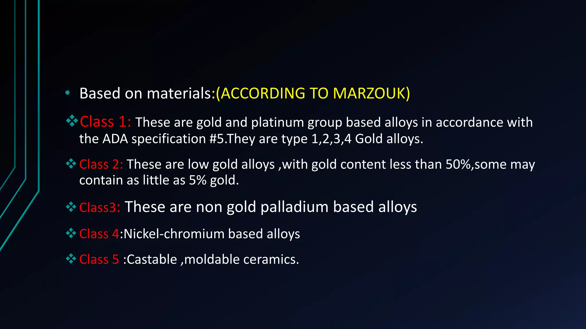 Casting gold alloys | PPTX