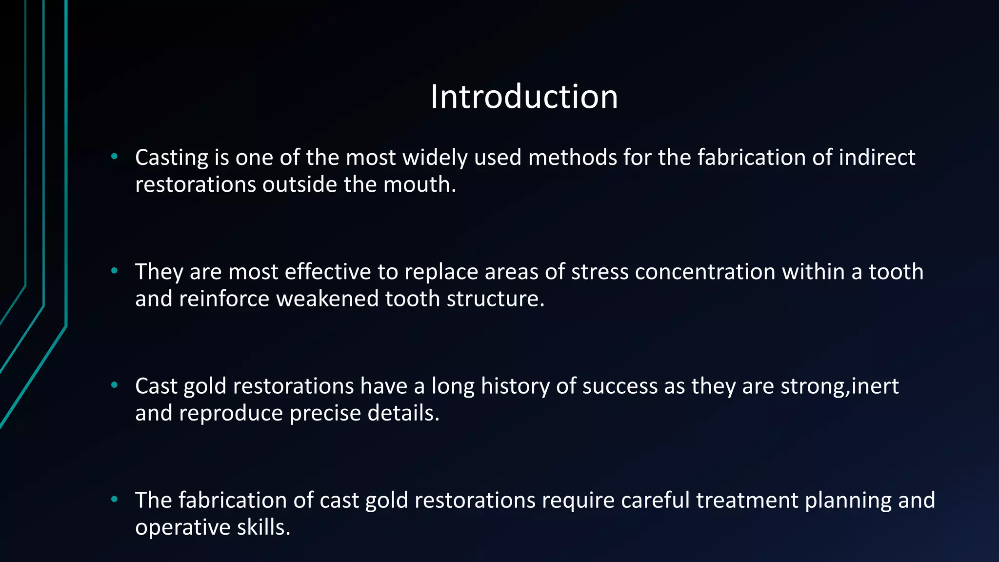 Casting gold alloys | PPTX