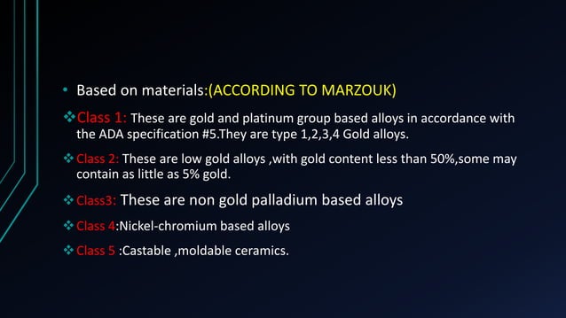 Casting gold alloys | PPTX