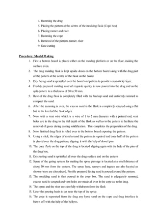 Casting lab manual | DOCX