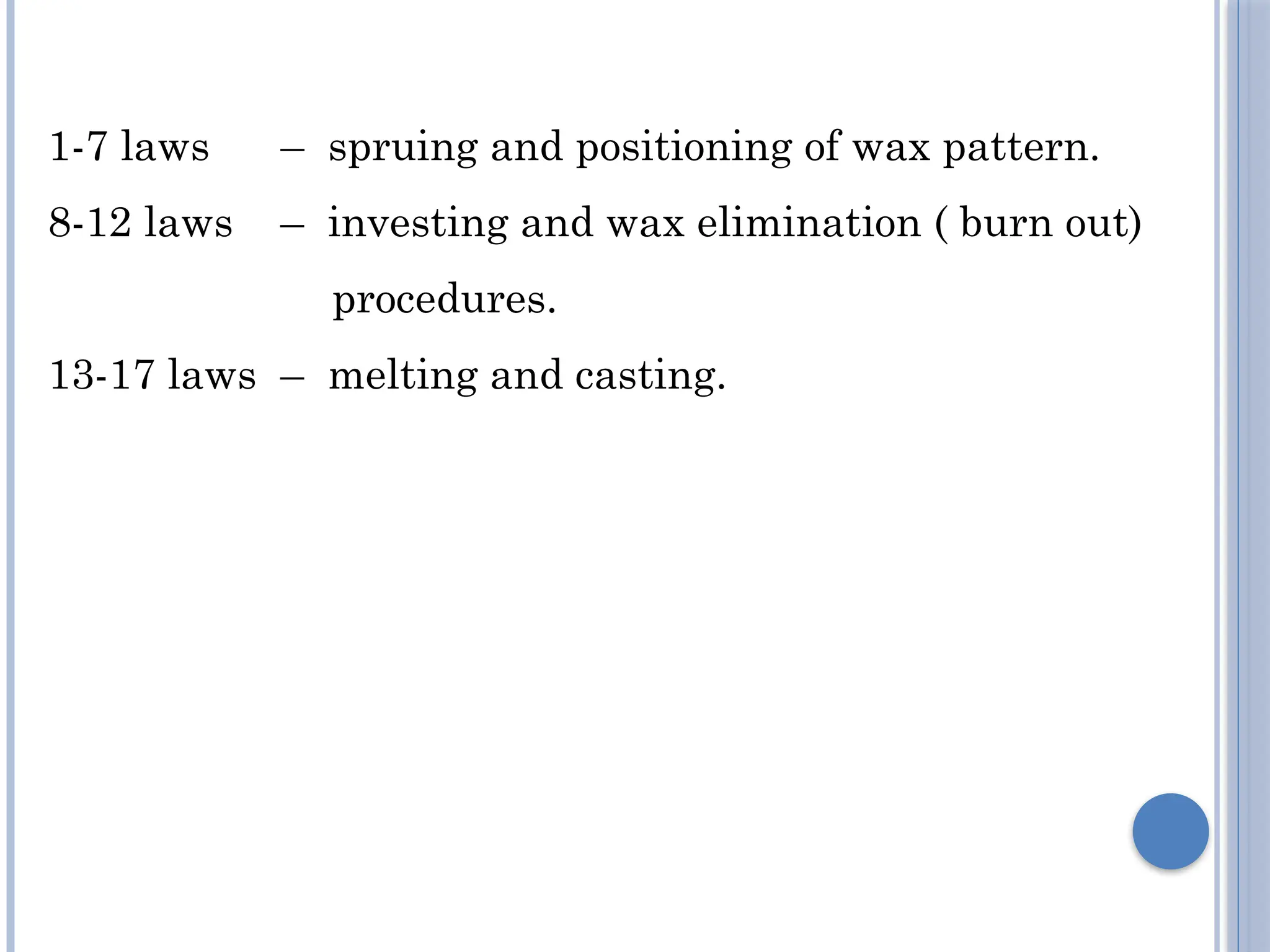 casting laws & defects in prosthodontics.pptx