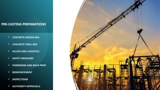 Casting Methodology -Transfer Slab in UAE | PPTX