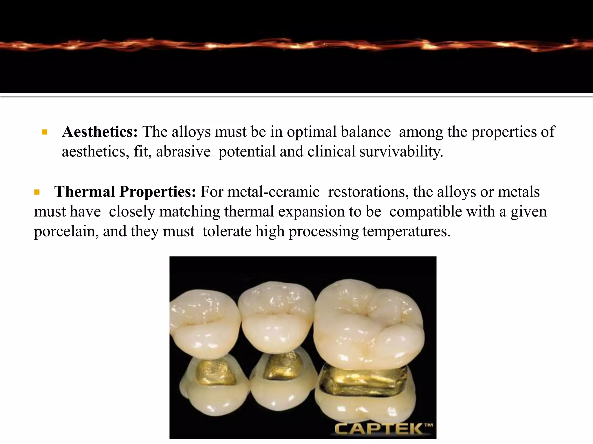 Dental Casting alloys | PPTX